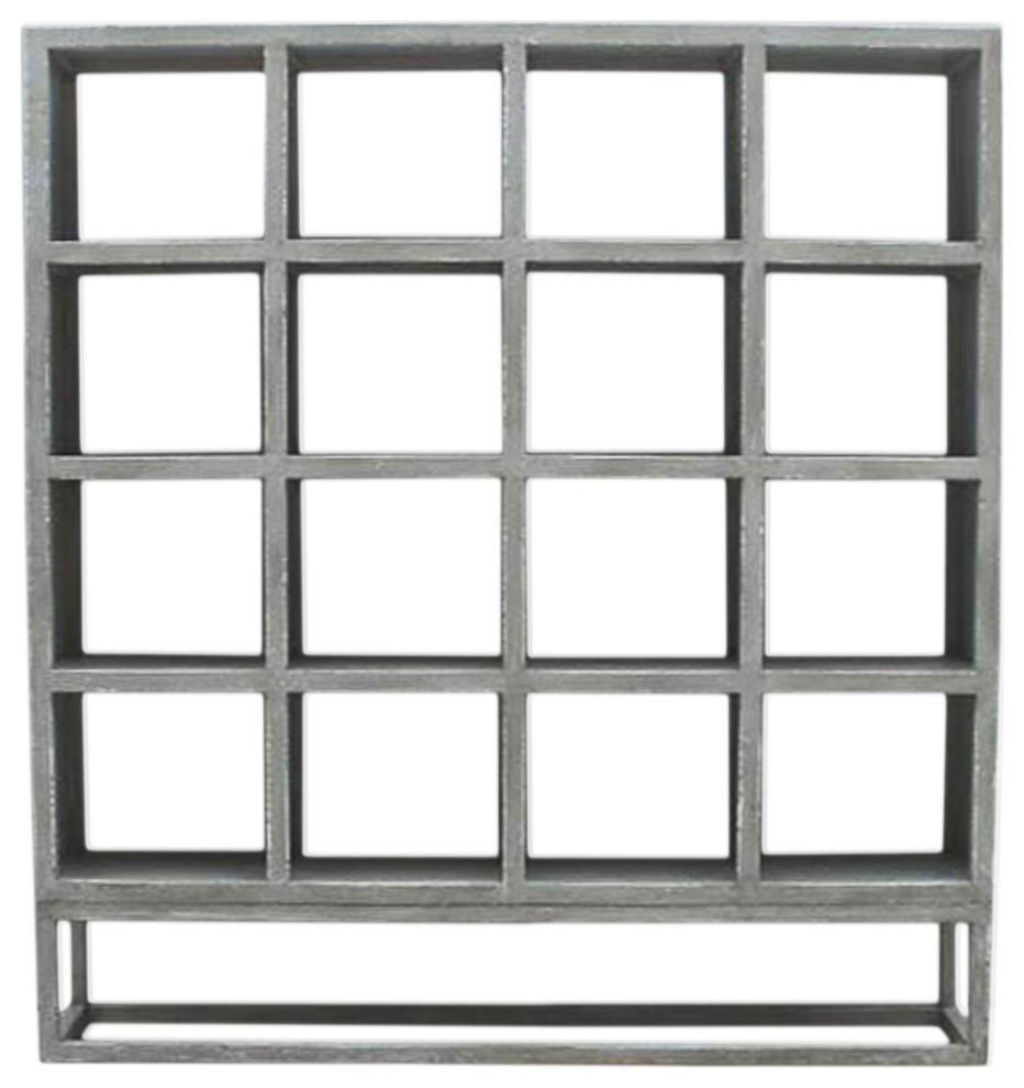 Modern Square Cube Display Shelf - Farmhouse - Display And Wall Shelves ...