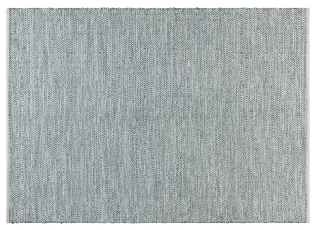 Flash 5' x 7' Handwoven Diamond Pattern Area Rug in Grey - CI-20-9397 ...