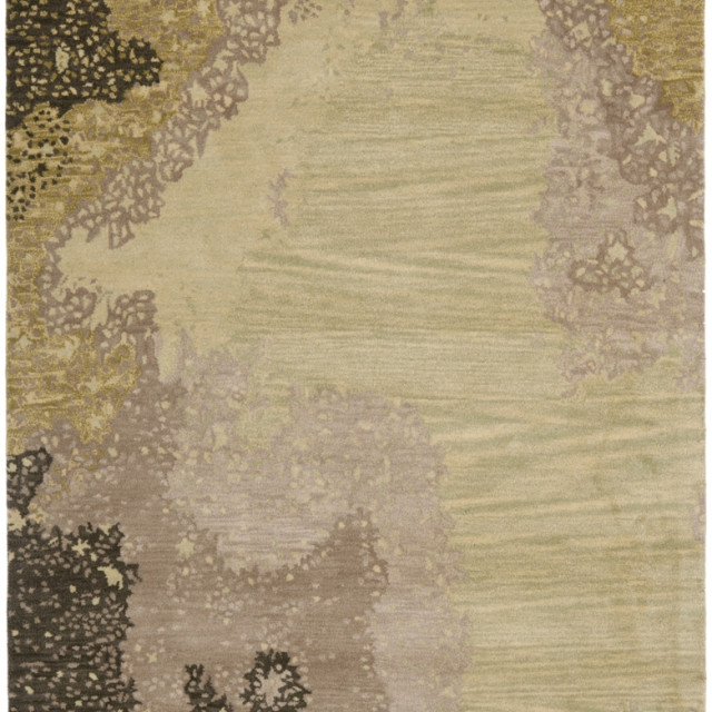 Safavieh Soho Collection Soh706a Handmade Sage/Multi Rug, 5' x 8 ...