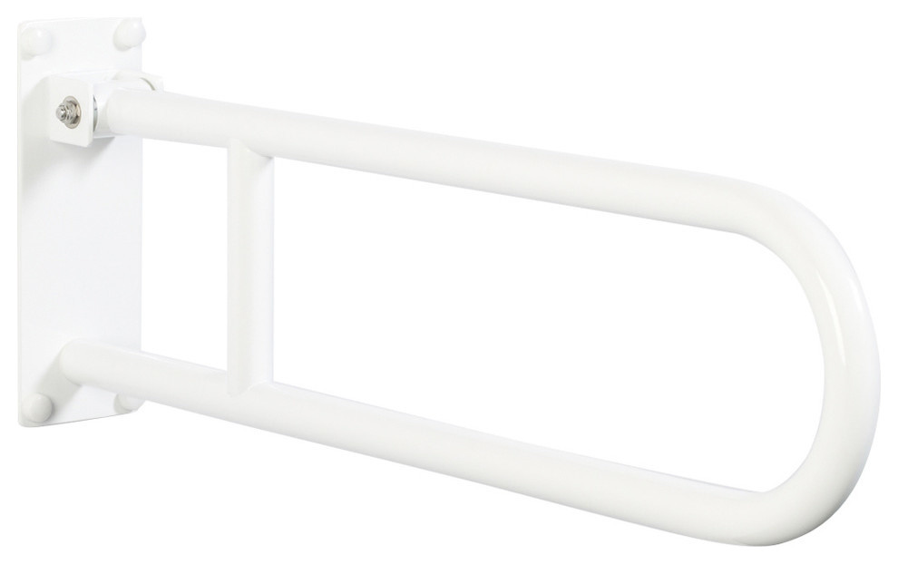 97-Series Friction Hinge Flip-Up Rail, White, 1.25" - Transitional ...