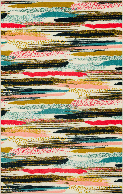 Mohawk Home Brushed Stripe Multi 5' x 8' Area Rug, 8' x 10 ...