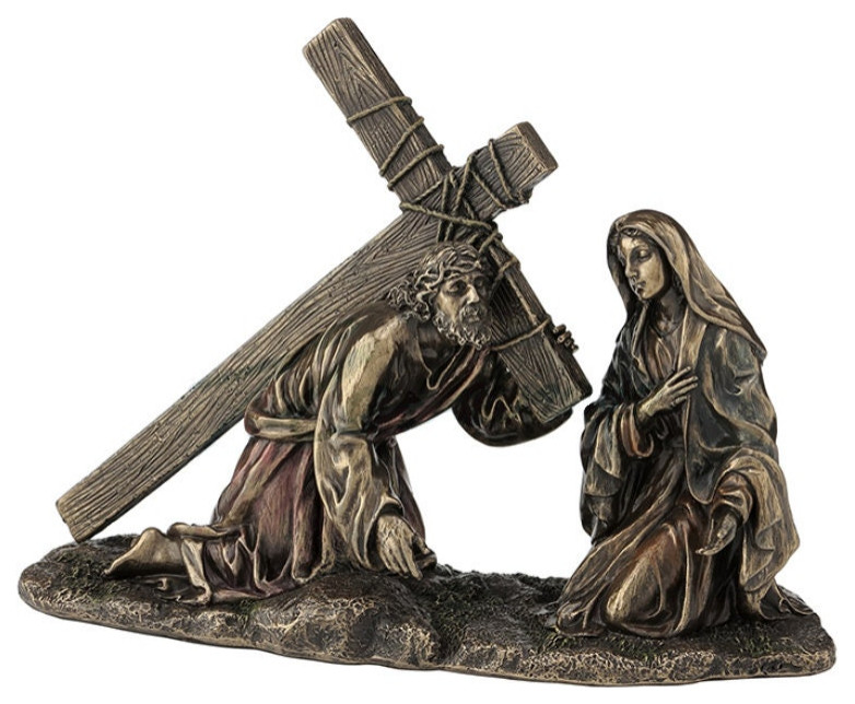 Jesus On The Way To Calvary Statue By Veronese Designs - Traditional ...