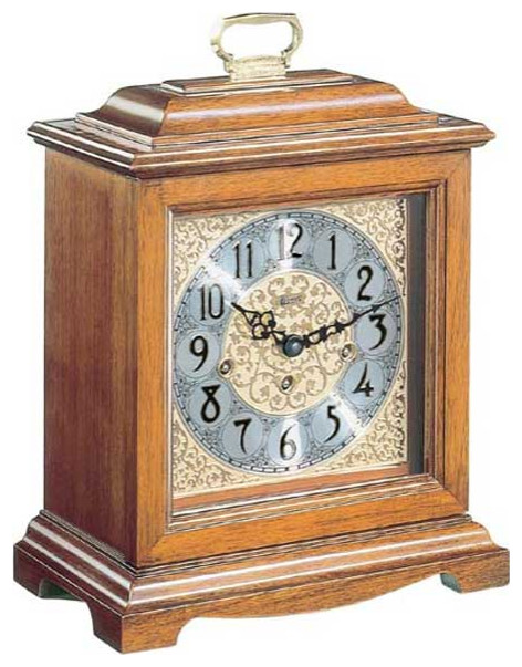 Ashland Mantel Clock Oak Finish - Traditional - Desk And Mantel Clocks ...