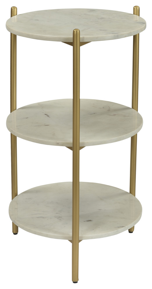 Round 3 - Tier Accent Table - Contemporary - Side Tables And End Tables ...
