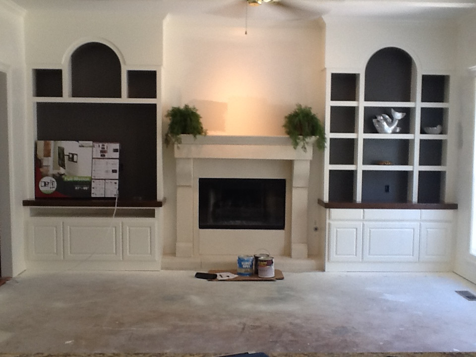 Fireplace wall is just not right.....