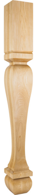 Hardware Resources P13-5-42 Solid Wood Carved Furniture Post - Table ...