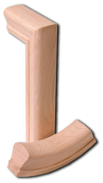 Red Oak 6010 Series Colonial Slim Handrail and Fittings - Traditional ...