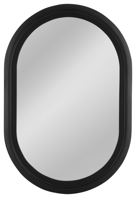 Nash Wall Mirror - Matte Black - Transitional - Wall Mirrors - by ...