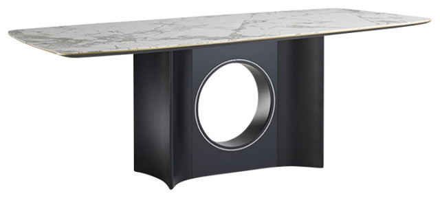 Eclisse Dining Table, 79" - Transitional - Dining Tables - by Bellini Modern Living | Houzz