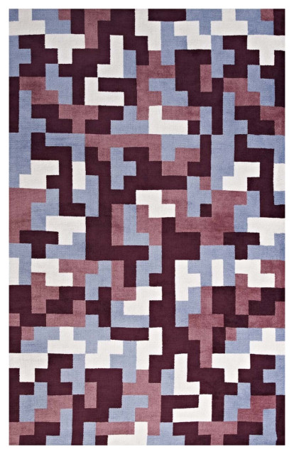 Andela Geometric Mosaic Area Rug - Modern & Elegant Design Soft ...