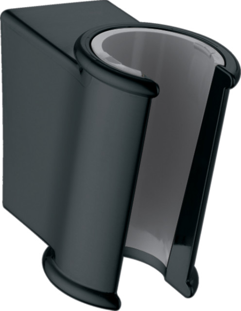 Hansgrohe Handshower Holder Classic, Matte Black - Modern - Showerhead ...
