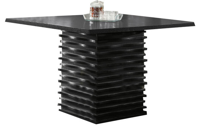 Stanton Counter Height Table, Black - Transitional - Dining Tables - by ...