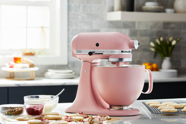 KitchenAid Matte Dried Rose Stainless Steel 5 Quart Mixer Bowl ...
