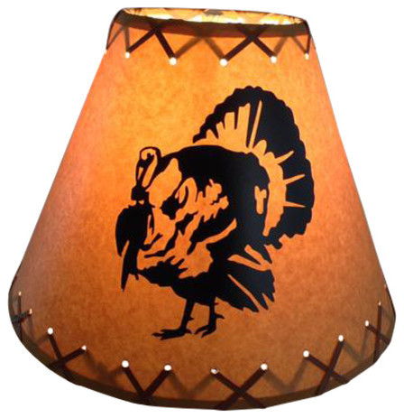12" Diameter Turkey Shade - Farmhouse - Lamp Shades - by Reel Lamps | Houzz