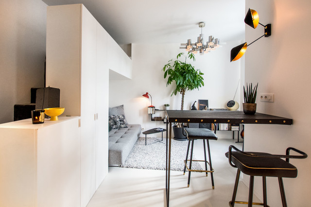 A Small Parisian Studio With Luxurious Details | Houzz AU