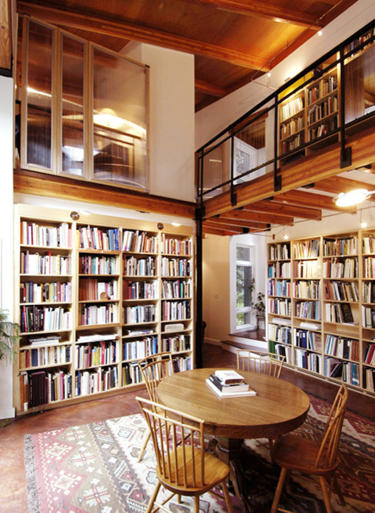 library - Modern - Boston - by Chang + Sylligardos Architects | Houzz