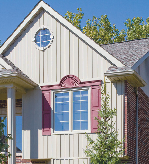 Builders Edge, Standard Two Equal Panels, Raised Panel Shutters, Bright ...