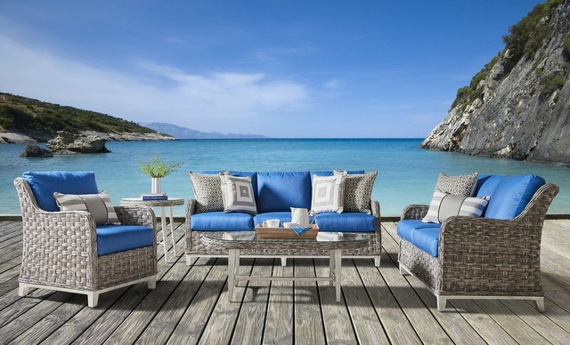 Turtle Beach Side Table - Tropical - Outdoor Side Tables - by South Sea ...