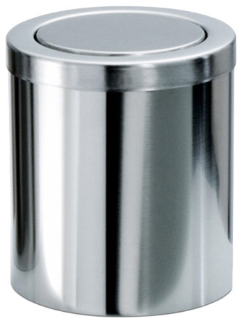 DW 1240 Waste Basket in Stainless Steel - Contemporary - Wastebaskets ...