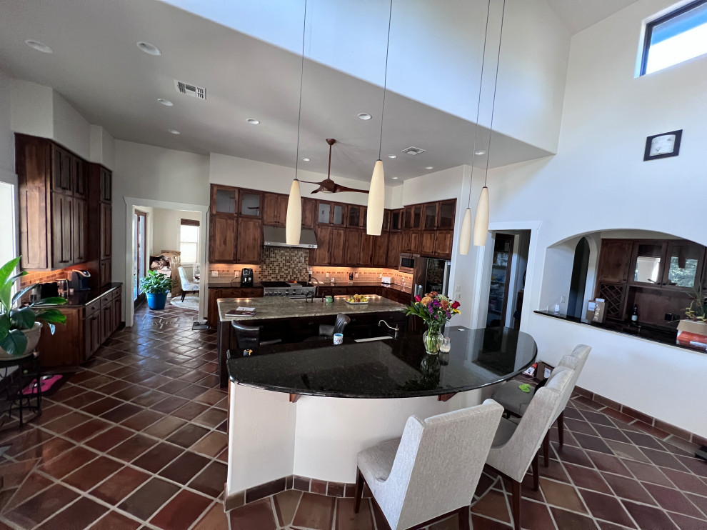 Spanish Saltillo tiles - Countertops and Islands updates | Houzz Forum