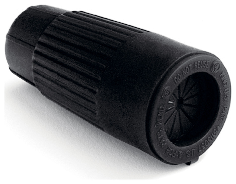 Black Accessory Wire Connector - Lighting Hardware - by Kichler | Houzz