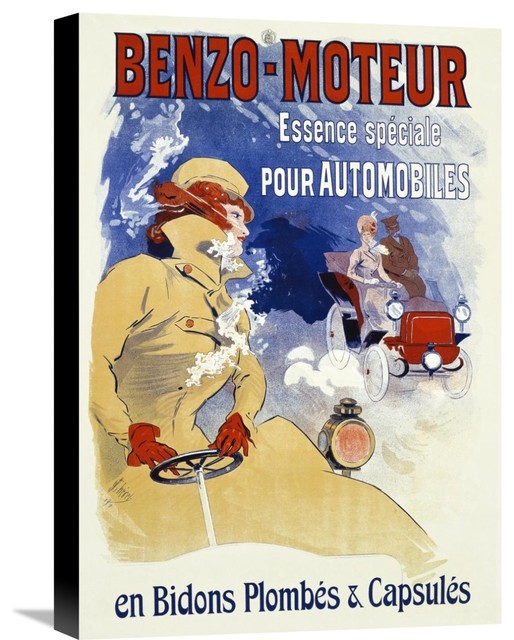 Benzo-Moteur, 15"x22" - Traditional - Prints And Posters - by Global ...