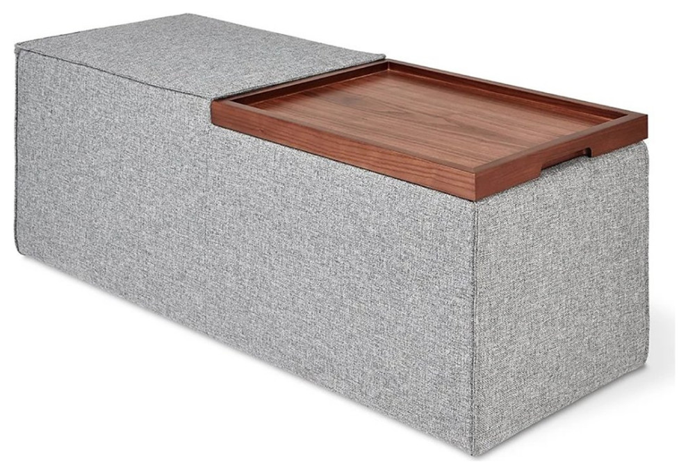 Mix Modular Storage Box (Base + Lid),Parliament Stone / Walnut ...
