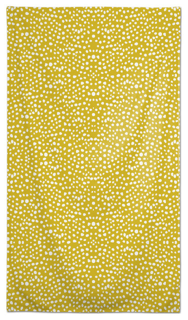 Yellow Painted Spots 58x102 Tablecloth, 58x102 - Contemporary ...