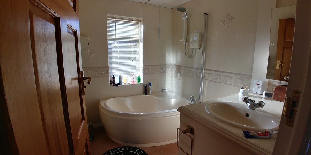 Stair Bulkhead design in Bathroom-Help! | Houzz UK