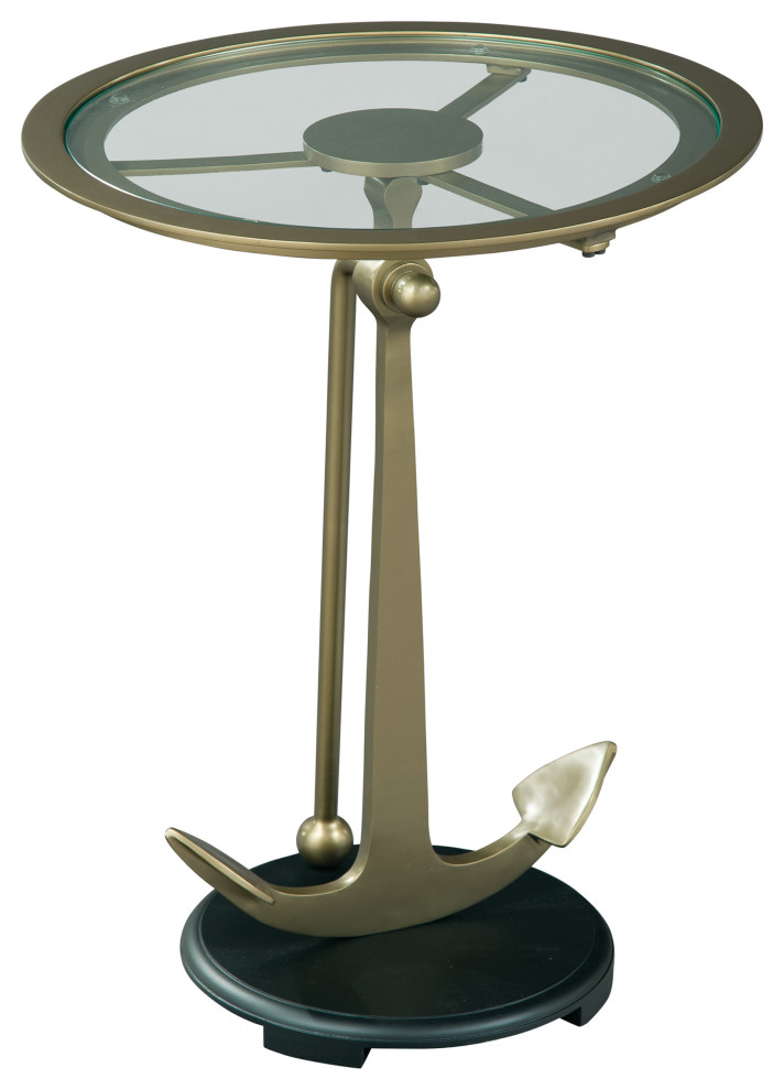 Hopewell Anchor Side Table - Beach Style - Side Tables And End Tables ...