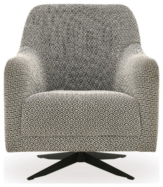 Enza Home Navona Contemporary Fabric Armchair in Petrol Green and ...