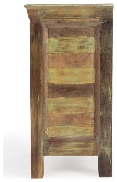 16" Modern Rustic Three Drawer Accent Chest - Farmhouse - Accent Chests ...