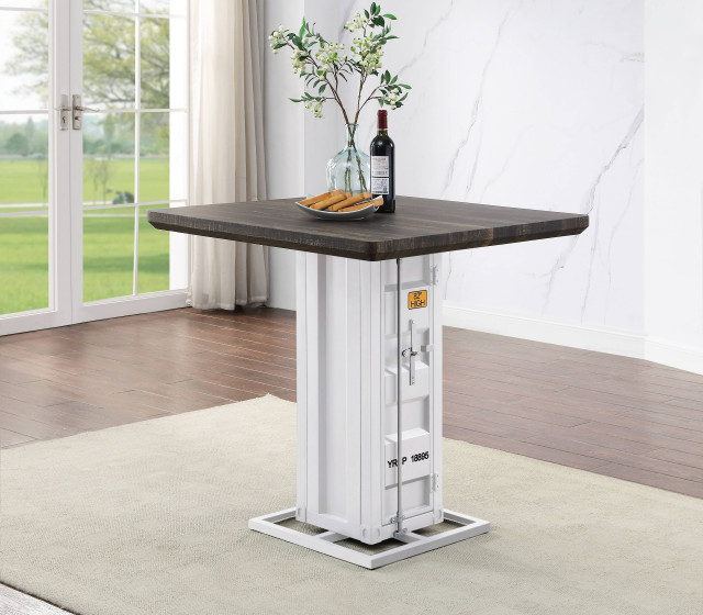 ACME Cargo Counter Height Table - Industrial - Indoor Pub And Bistro ...