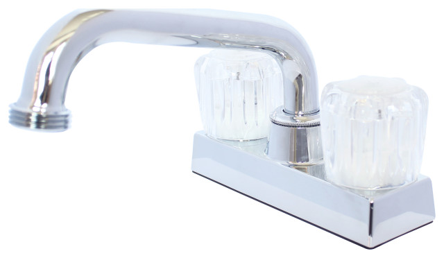 WMF-4225-1-CP Laundry Faucet-acrylic handle and 3/4" Hose Thread ...