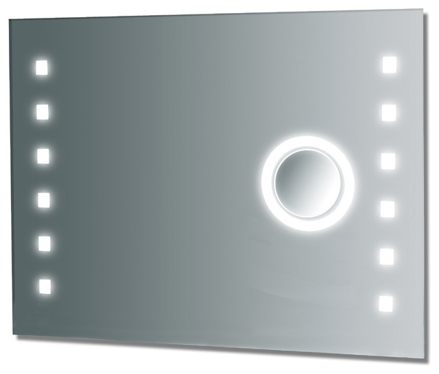 SteamSpa Wide Frameless Fog Free Mirror with Back Lighting - Modern ...