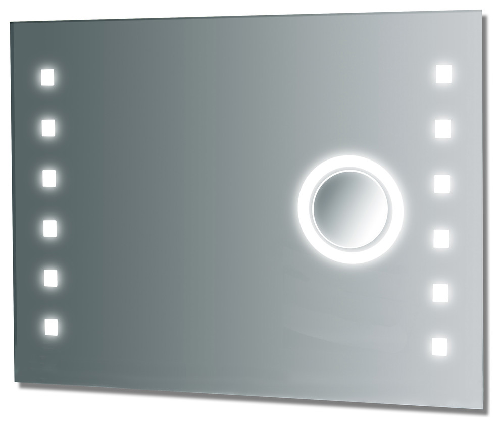 SteamSpa Wide Frameless Fog Free Mirror with Back Lighting - Modern ...