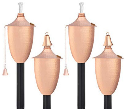 Small Elegant Tiki Style Torch With Pole and Snuffer - Traditional ...