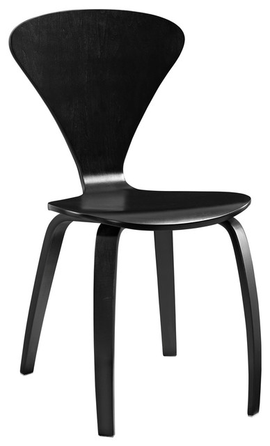 Modern Black Set Vortex Dining Chairs Set of 4, 17"Lx18"Wx31.5"H ...