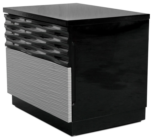 Romania Bedroom 2-Drawer Nightstand - Contemporary - Nightstands And ...