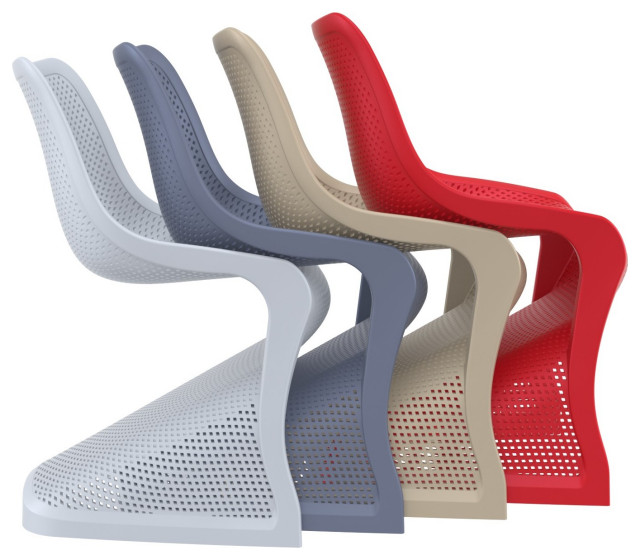 Compamia Bloom Outdoor Dining Chairs, Set of 2 - Contemporary - Outdoor ...