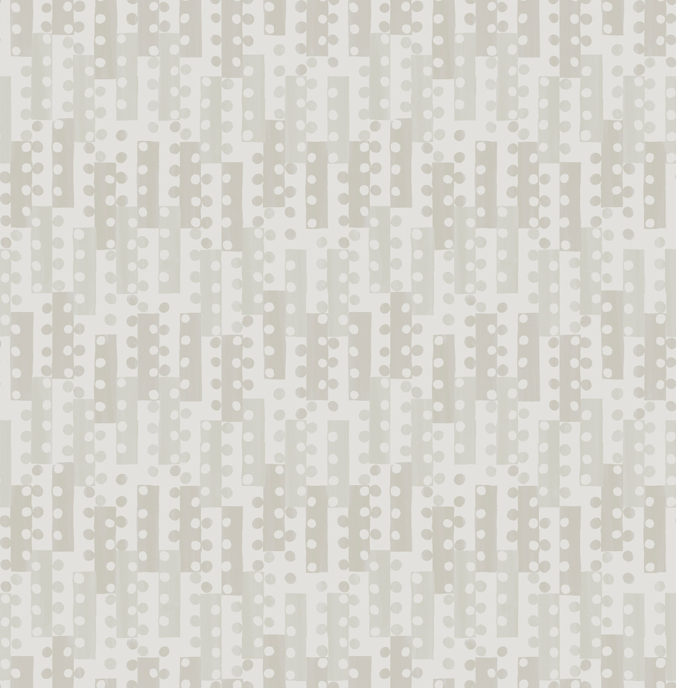 Erik Light Grey Building Blocks Wallpaper, Bolt - Contemporary ...