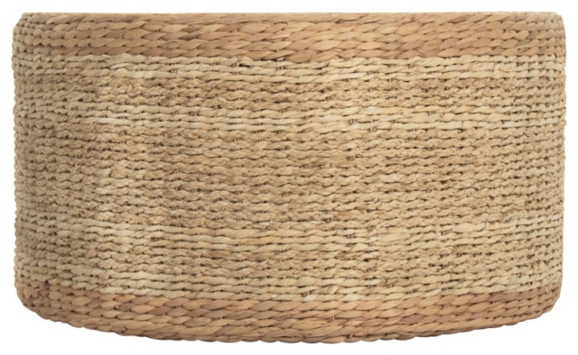 Woven Ottoman - Beach Style - Footstools And Ottomans - by Zentique ...