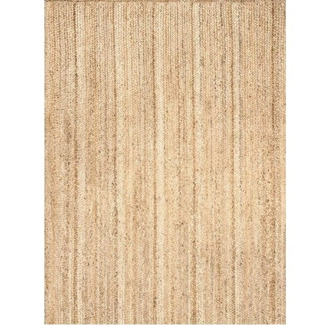 Handmade Braided Jute Area Rug, Farmhouse Style, Natural Beige Tone, 2 ...