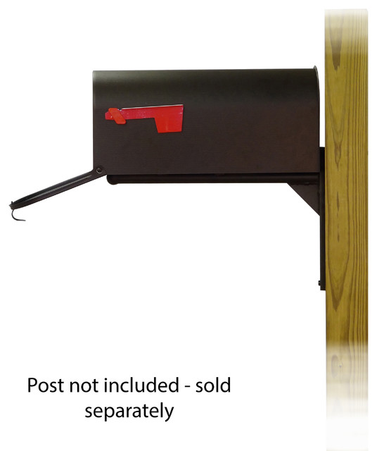 Standard Steel Mailbox With Ashley Front Single Mailbox Mounting ...