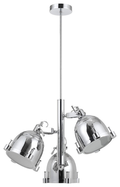 Chrome Metal Hubble, Pendant, Fx-2688-3 - Transitional - Pendant ...