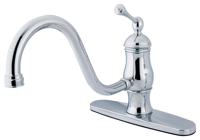 Heritage Single Handle 8" Centerset Kitchen Faucet - Traditional ...