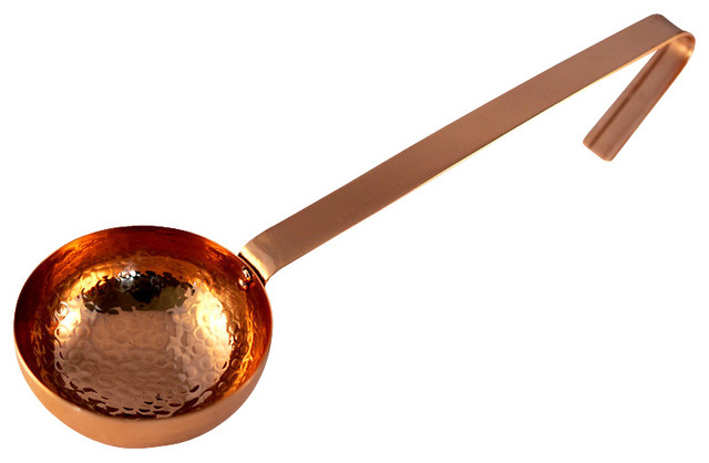 Hammered Copper Ladle - Traditional - Ladles - by Alchemade | Houzz
