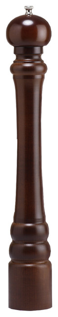 Chef Specialties Giant 24 Inch Walnut Pepper Mill - Traditional - Salt And Pepper Shakers And ...