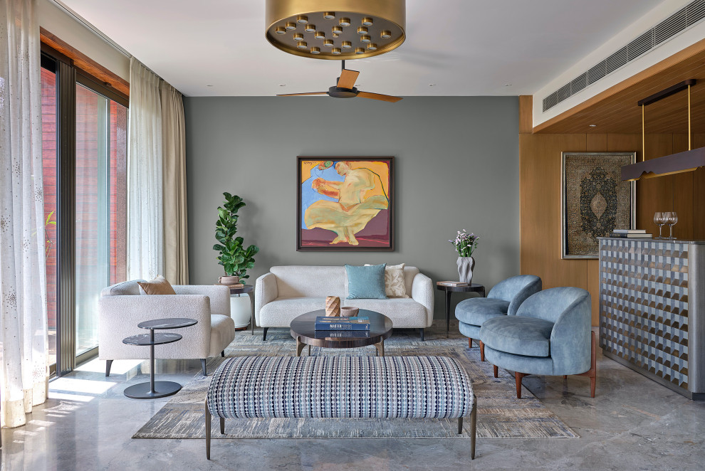 Defence Colony - Contemporary - Living Room - Delhi - by Ekta Khanna ...