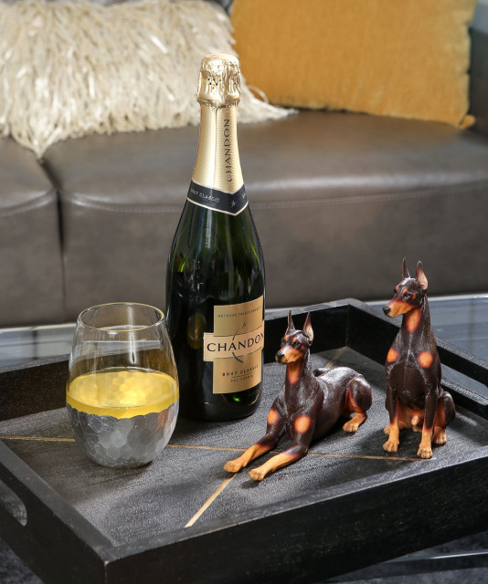 Stylish Doberman Statue 1:6 - Contemporary - Decorative Objects And ...